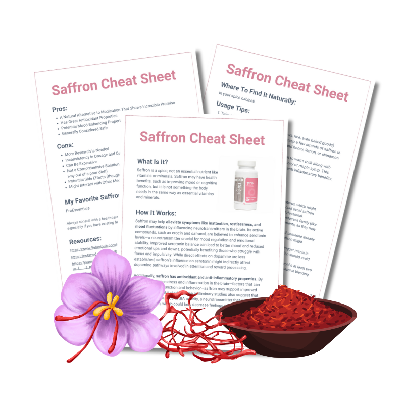 Supplement for ADHD - Saffron